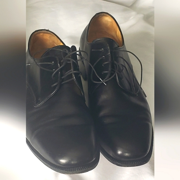 Bally | Shoes | Bally Luxury Mens Black Leather Dressed Shoes Size 9 ...